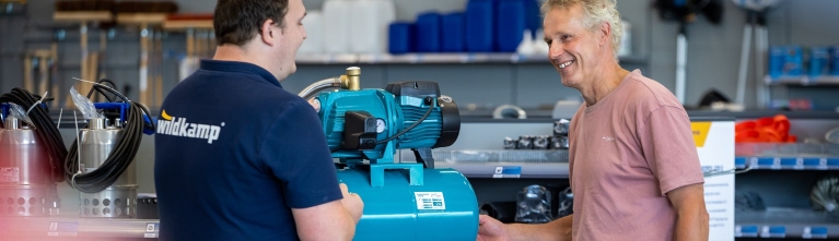 Beregeningspomp opnieuw opstarten | Wildkamp